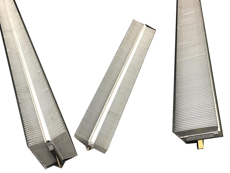 Double skived fin heat sink - Ptc Heater Solution - Lori Heat Sink